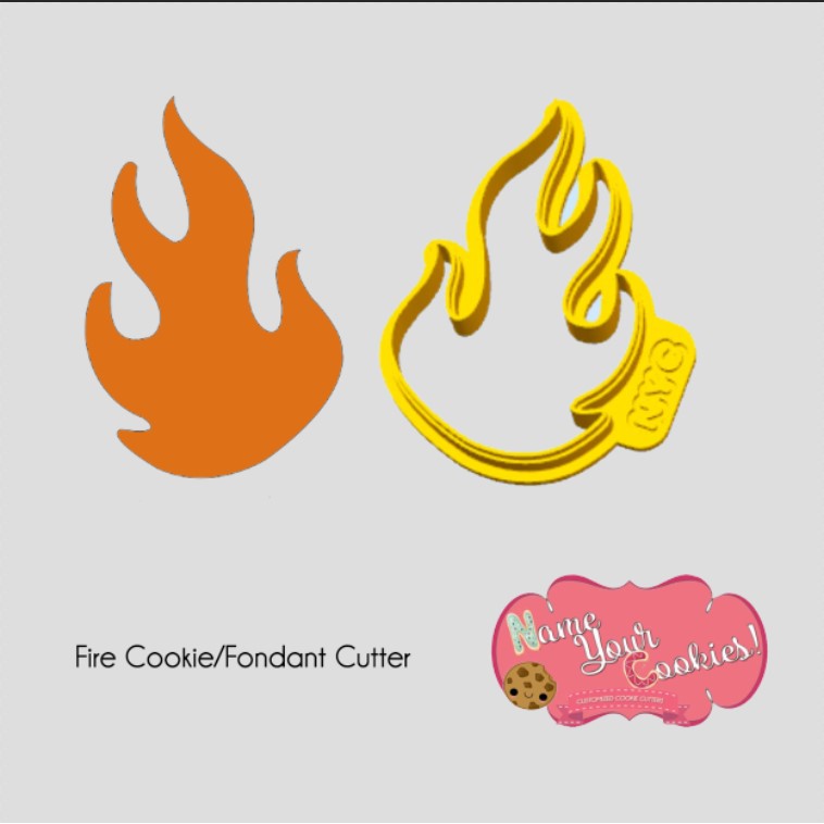 SINGLE FIRE/FLAME DECORATING FONDANT CUTTER - 2 INCHES | Shopee Philippines