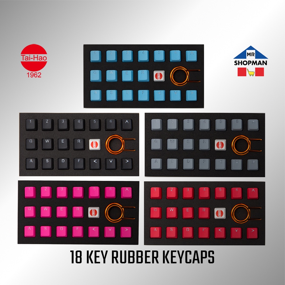 Taihao Rubber Gaming Keycaps 18 Key Cap Tai Hao | Shopee Philippines