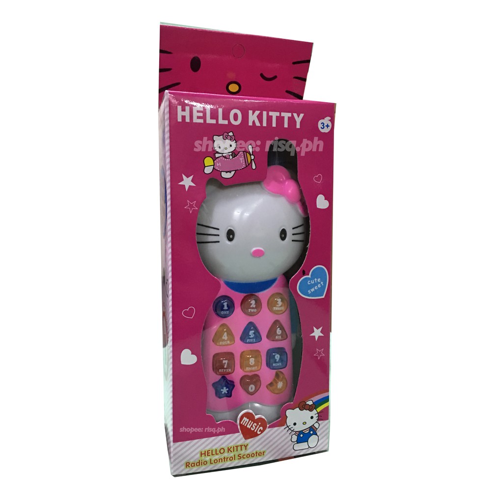 Hello Kitty Musical Telephone Toy for Kids Battery Operated Light Music ...