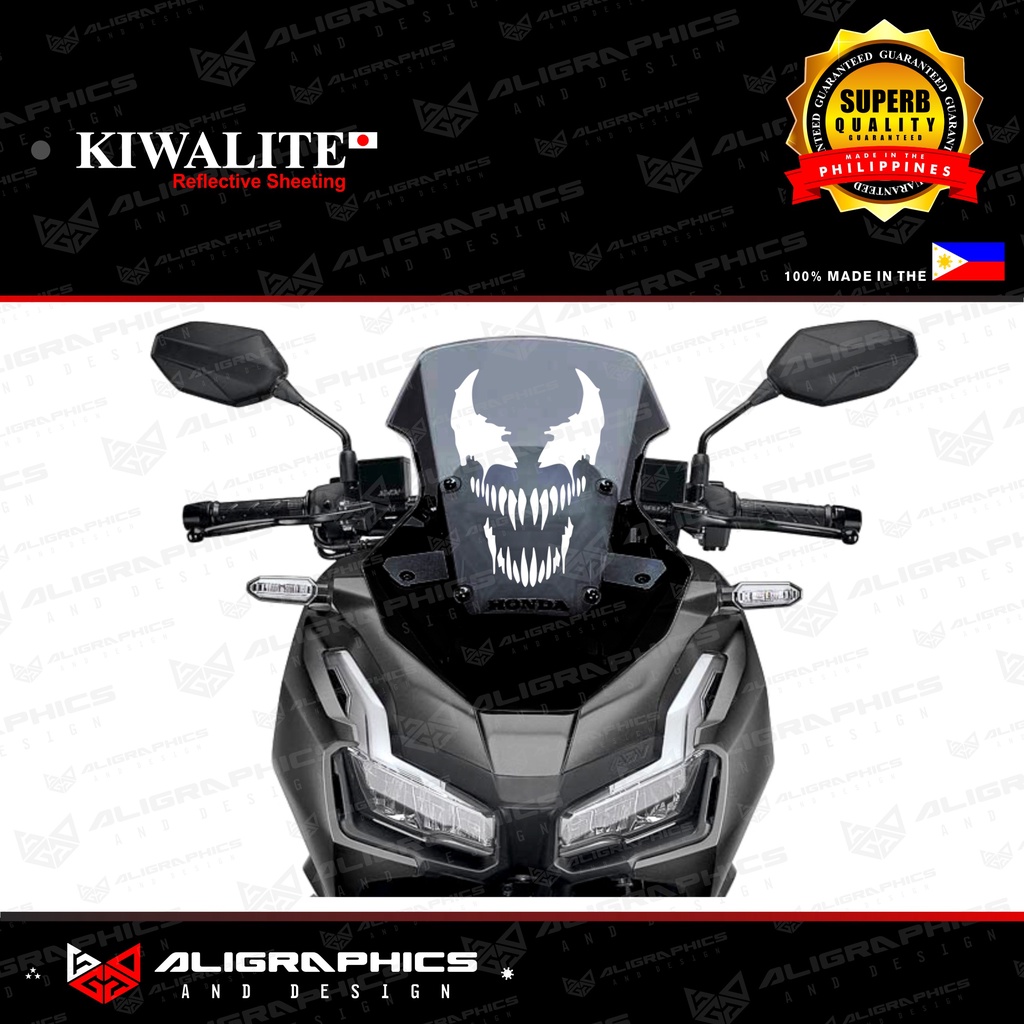 HONDA ADV 150 visor reflective sticker | Shopee Philippines