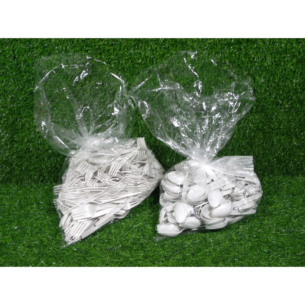 1 Kilo Disposable Spoon/Fork (Choose Variation) | Shopee Philippines