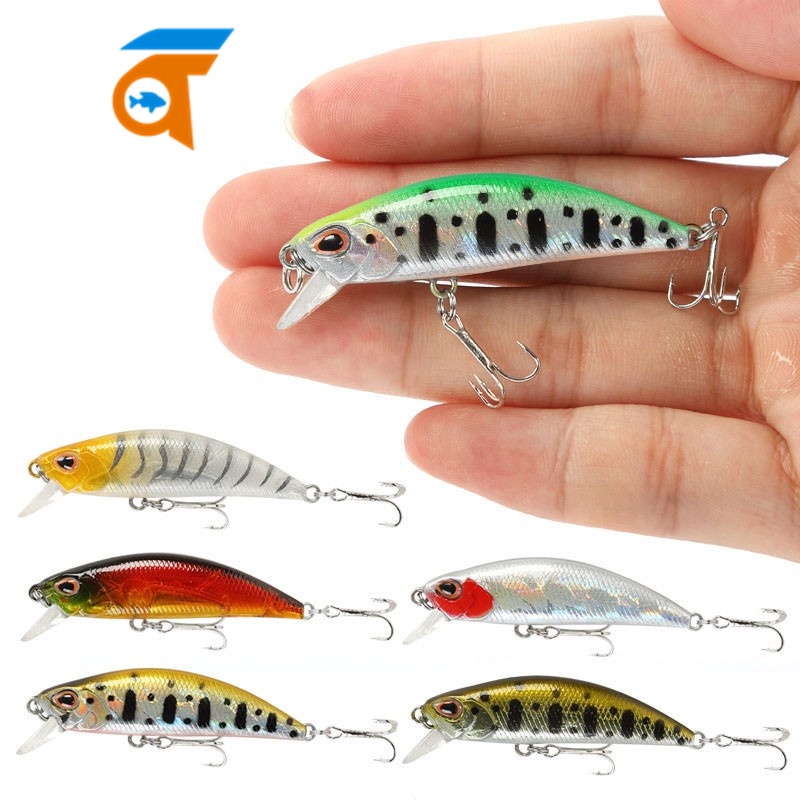 Sinking Minnow Fishing Lure Jigging Lure Fish Bait Fishing Gear SwimBait 3D Eyes for Fish 5g ...