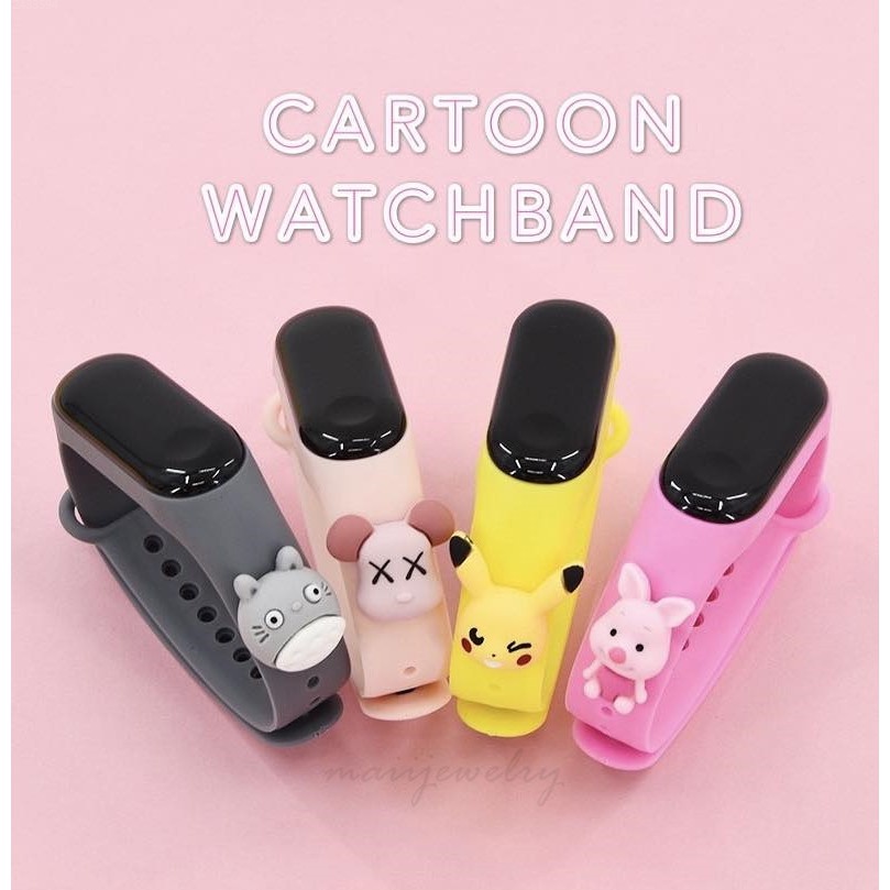 ZIKO Cartoon Character LED M7 Sport Digital Wrist Waterproof Relo Watch ...
