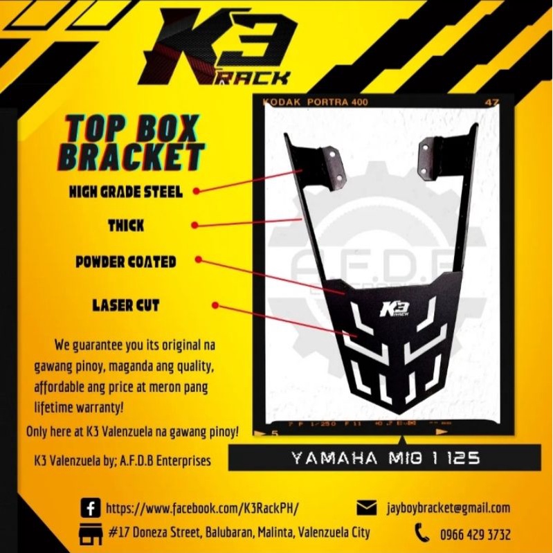 Mio i 125 | K3 Rack. | Shopee Philippines