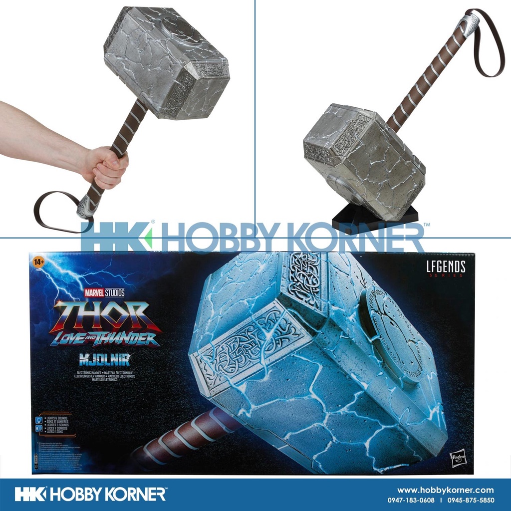 (IN STOCK) HASBRO Marvel Legends 1:1 Scale Mighty Thor Mjolnir Electronic Hammer (W/O shippers ...