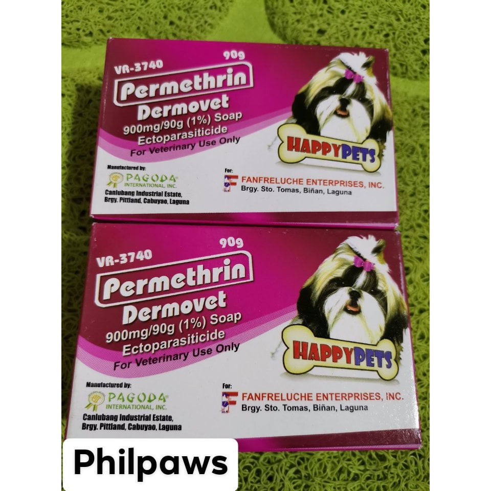DERMOVET SOAP 90g (Ectoparasiticide) | Shopee Philippines