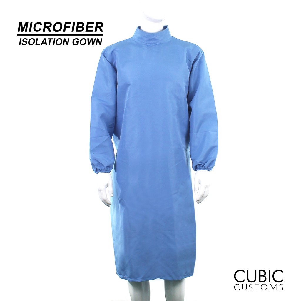 Cubic Protective Isolation Gown Microfiber (Washable and Reusable) with ...