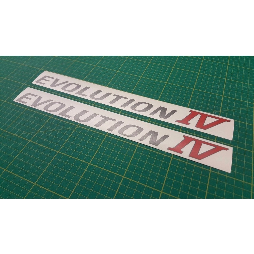 Evolution IV 4 decal stickers graphics restoration replacement ...