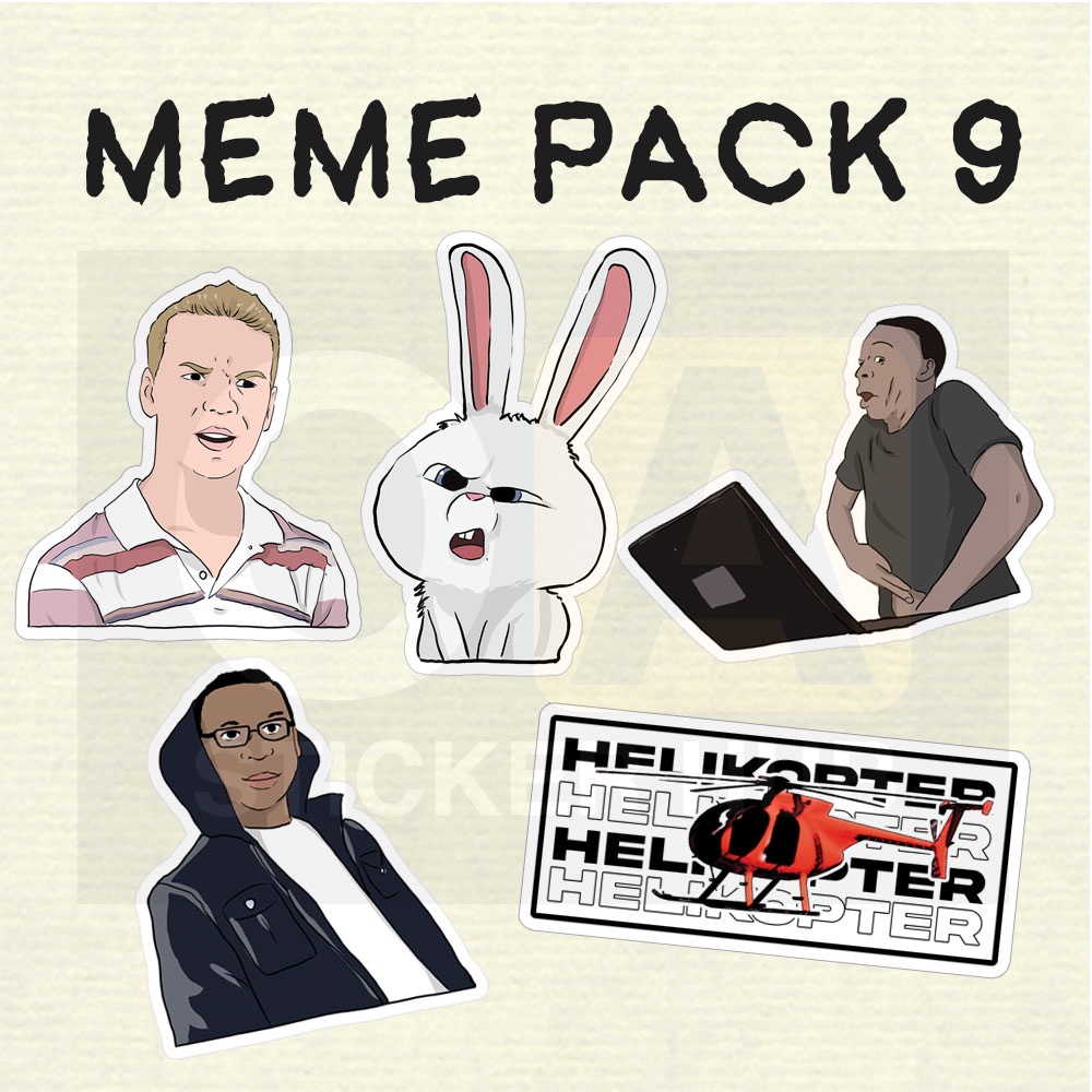 MEME STICKER PACK BATCH 9 | Shopee Philippines