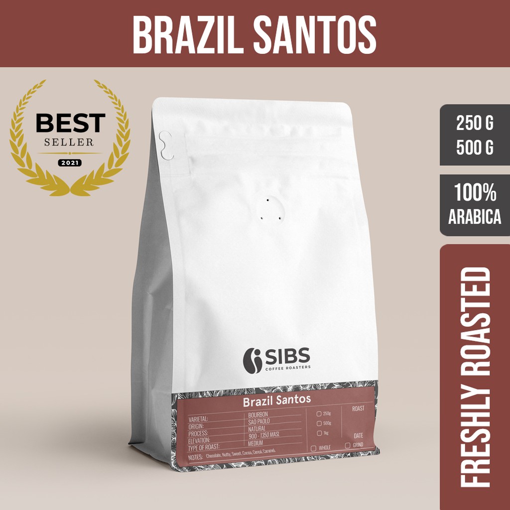 Brazil Santos (100% Arabica) - Freshly Roasted Coffee | Single Origin ...