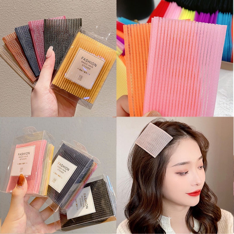 10 Pcs Set Korean Magic Paste Bangs Sticky Bangs and Puffy Hair ...