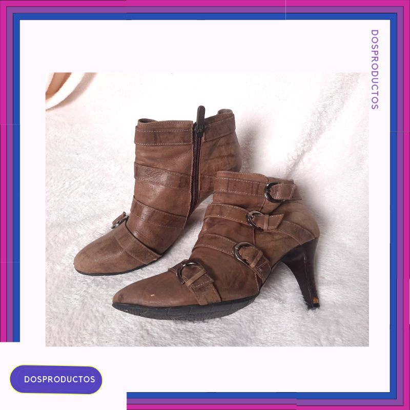 Tandy Ankle fashion boots for ladies(ukay) | Shopee Philippines