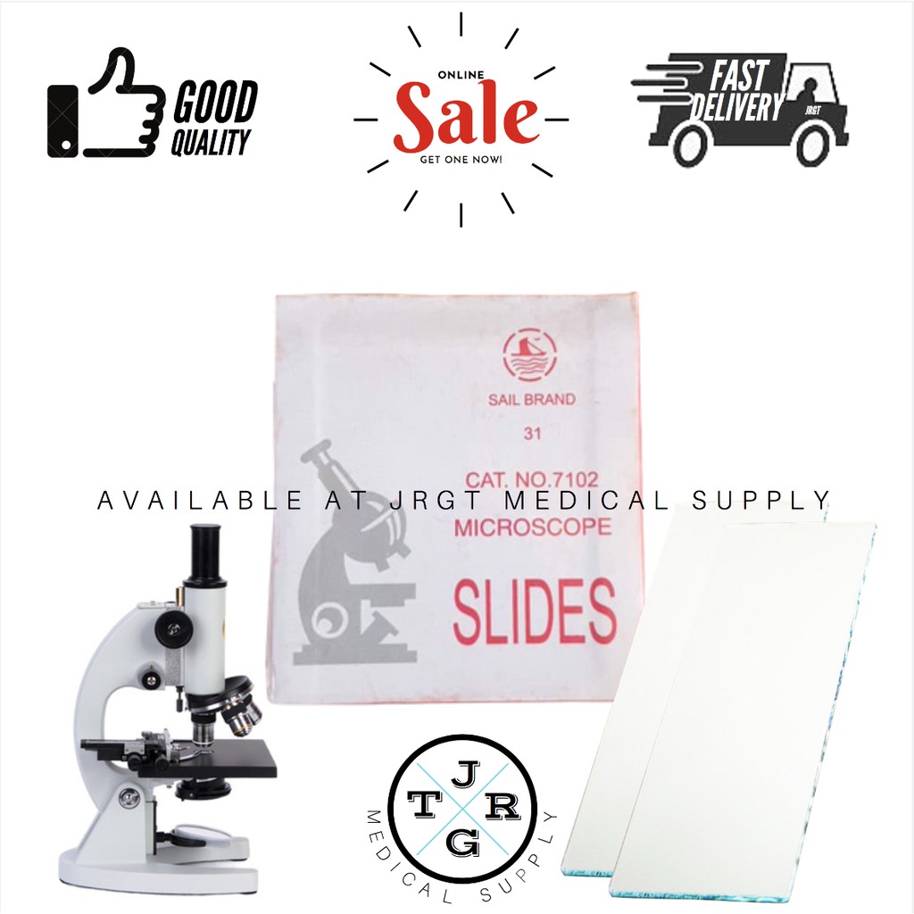 Microscope Slides Plain / Frosted (1 box-72pcs) | Shopee Philippines