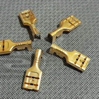 female terminal horn socket connector 6.3mm | Shopee Philippines