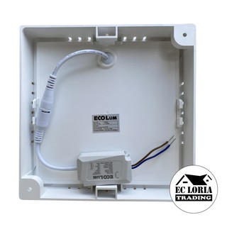 Ecolum Surface Mounted LED Downlight 12W (Round and Square) | Shopee ...