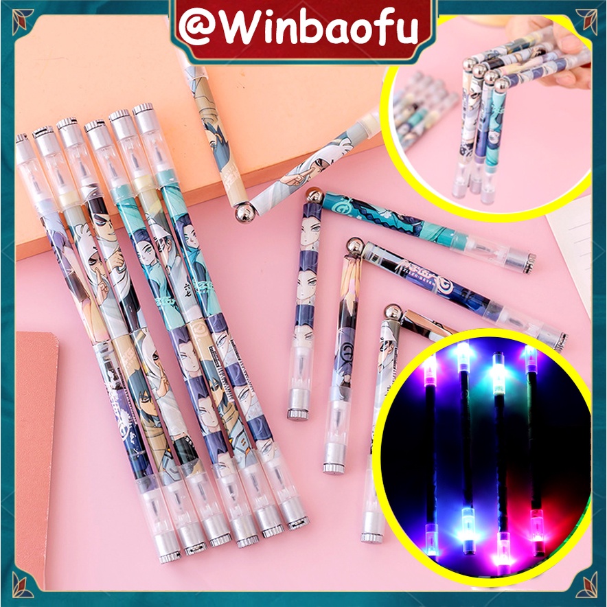 Top Finger led Spinning Pen light Decompression Rotating Pen Great ...