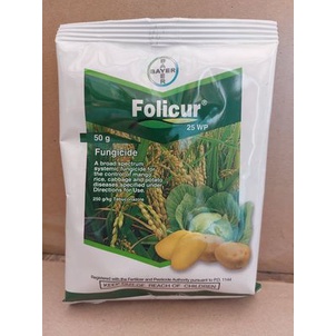 Folicur 25 WP Broad Spectrum Systemic Fungicide 50 grams | Shopee ...