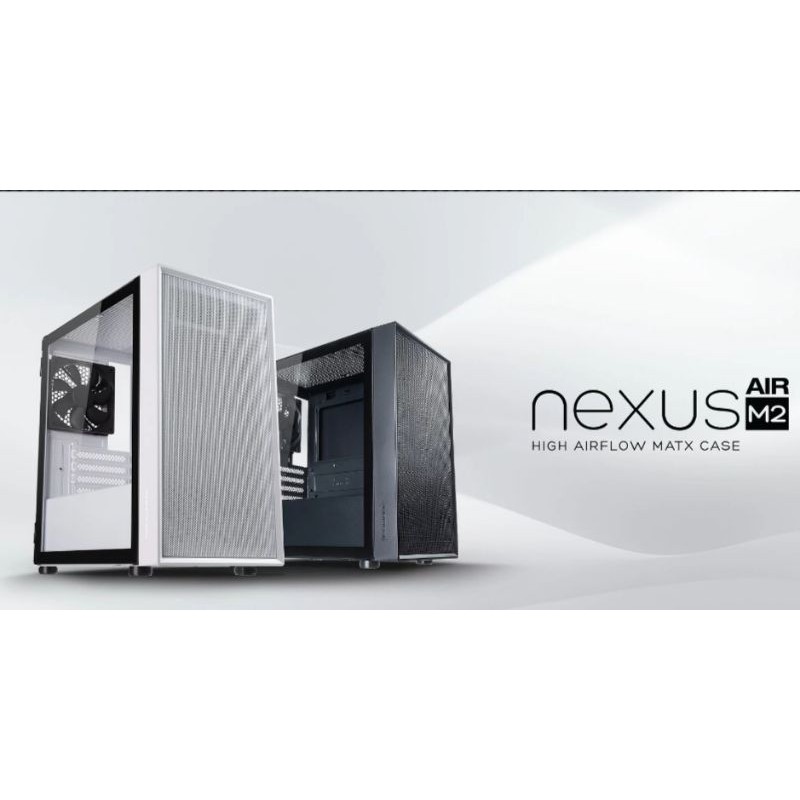 TECWARE NEXUS AIR M2 HIGH AIRFLOW MATX CASE (with 3 fans included ...