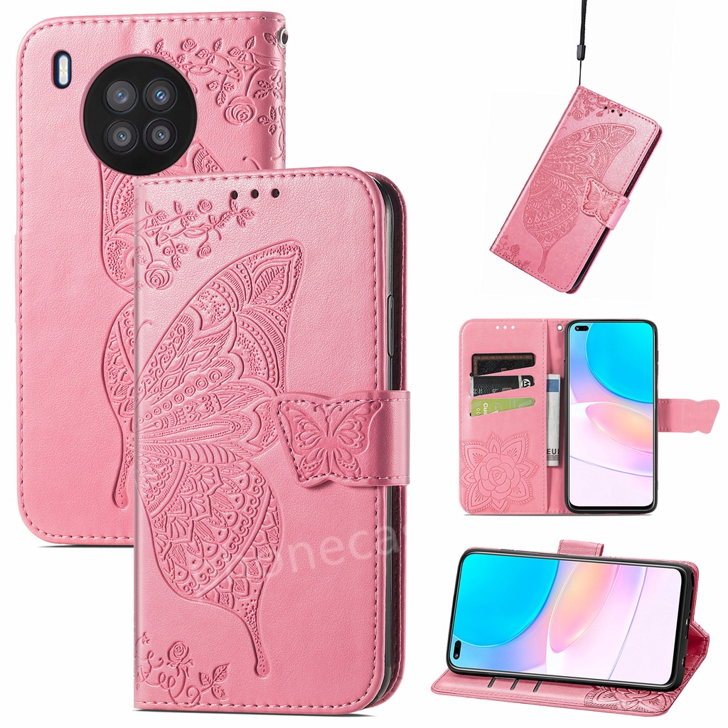 Leather Flip Phone Case For Huawei Nova 9 8 8i Nova8 Nova9 Nova8i Card ...