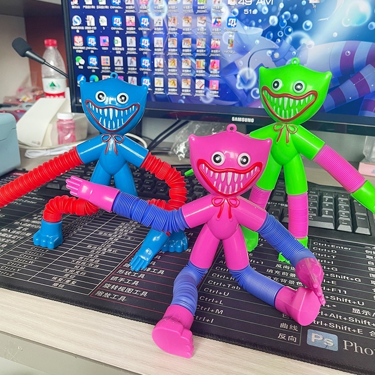 Cod With Lights Pop Tube Huggy Wuggy Pop Tube Poppy Pop Tube Toys Poppy ...