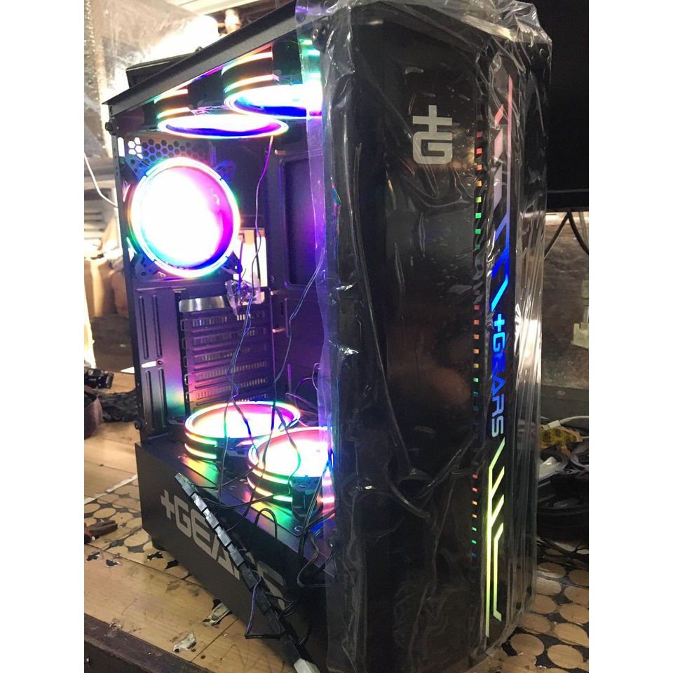 TGEARS T950 TEMPERED GLASS DESKTOP GAMING CASE | Fits in ATX, Micro ATX ...