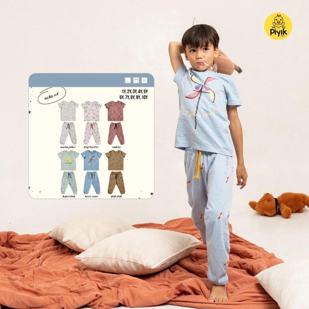 Nicko Bohopanna Set (Children Nightgown Pajamas 6-10y) | Shopee Philippines