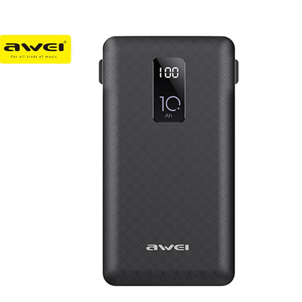 Awei P8K Power Bank 10000mAh Multiple Output High-Speed Charge ...