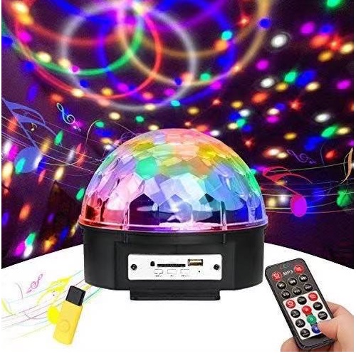 6001 DISCO LIGHT HALF MOON multi color disco light with remote | Shopee ...