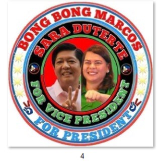 BBM BONGBONG MARCOS SARA DUTERTE STICKER LOGO MOTORCYCLE | Shopee ...