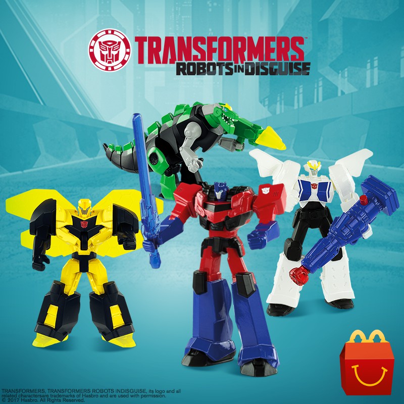 Mcdo Happy Meal Transformers Robots in Disguise | Shopee Philippines