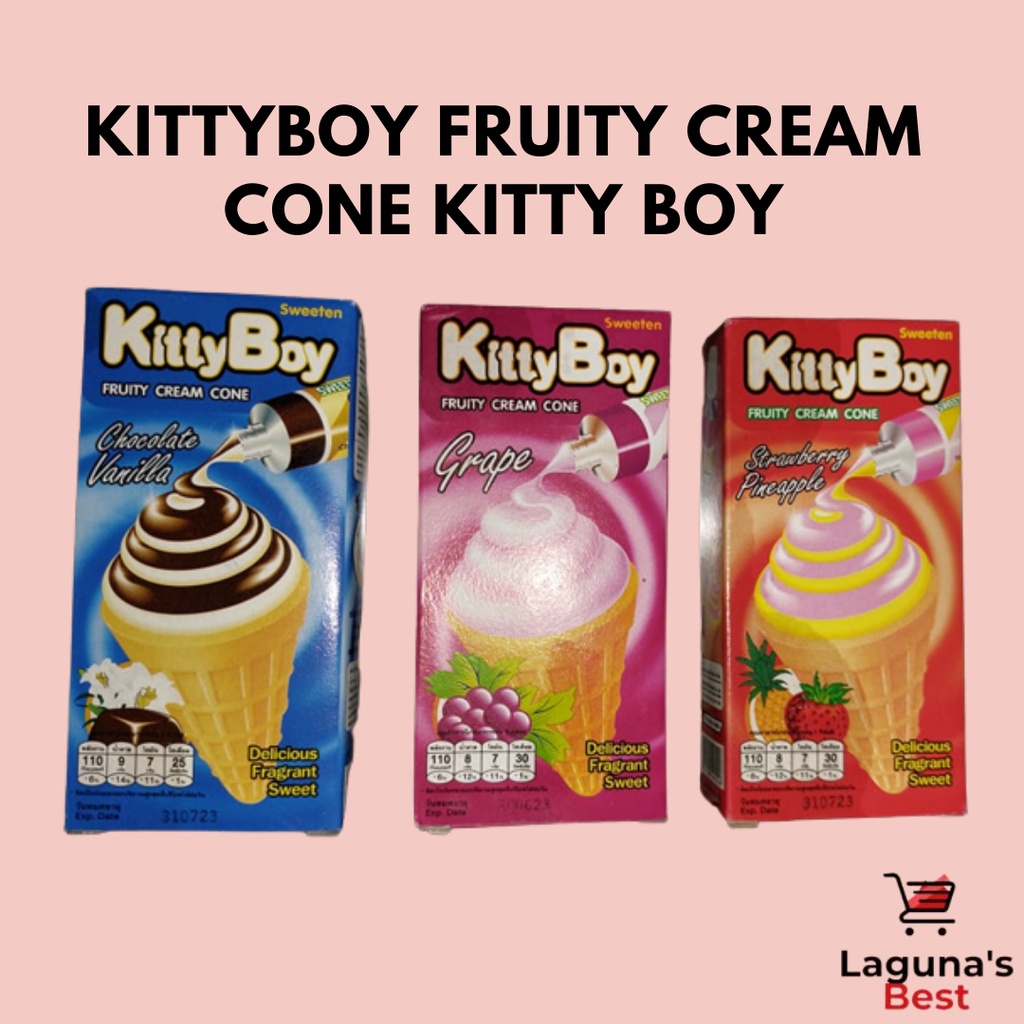 KittyBoy Fruity Cream Cone Kitty Boy from Thailand | Shopee Philippines