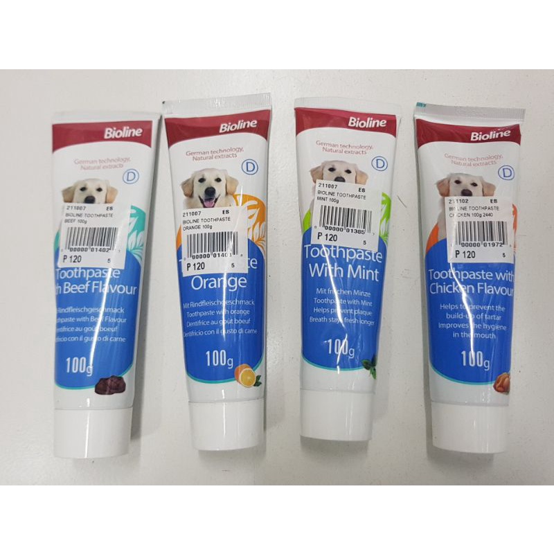Dog Toothpaste (Bioline Toothpaste) 100g | Shopee Philippines