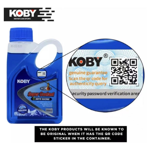 Koby Super Coolant Moto Racing 500ml 100% Original | Shopee Philippines