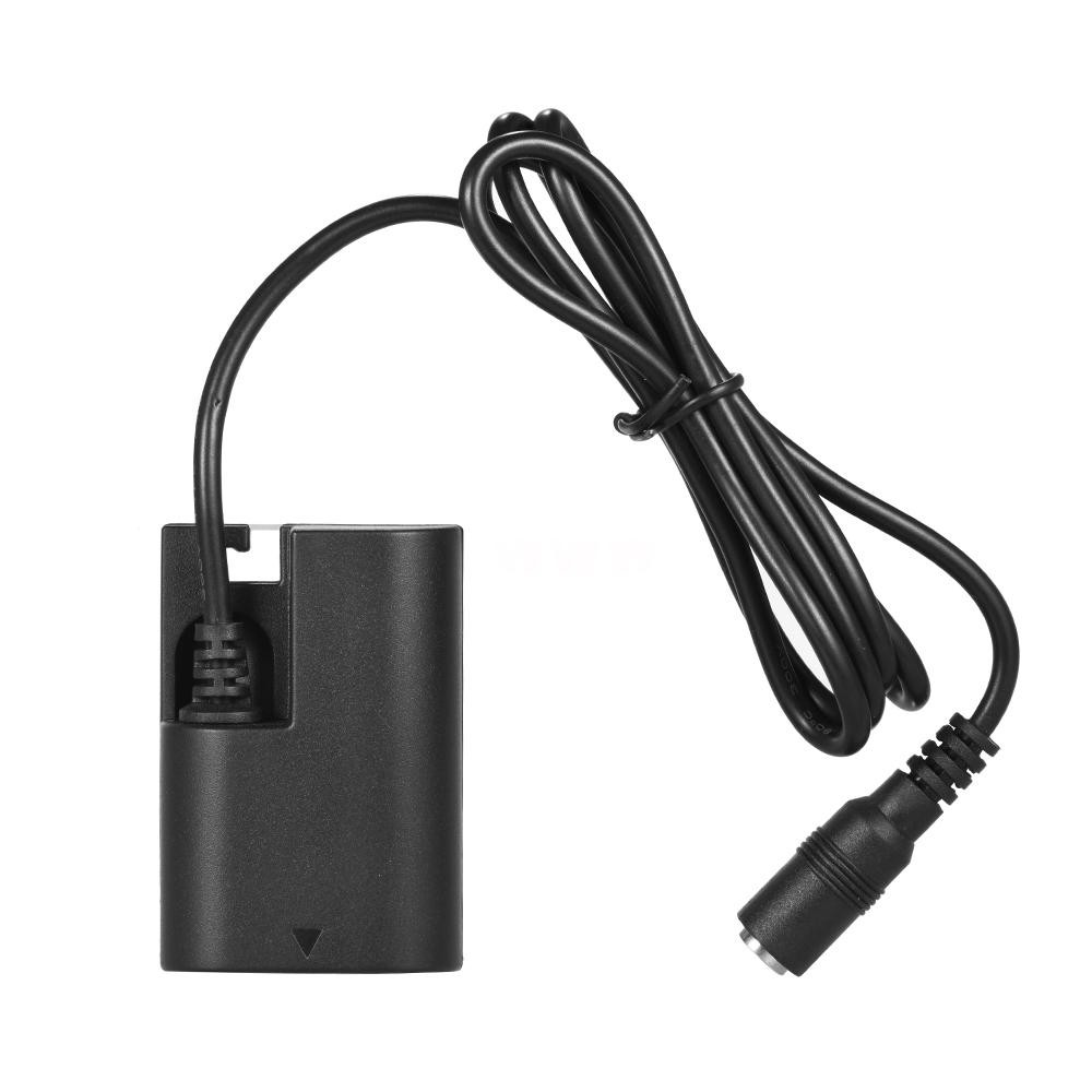 Andoer lp-e6 fully decoded dummy battery dc coupler connector for canon ...