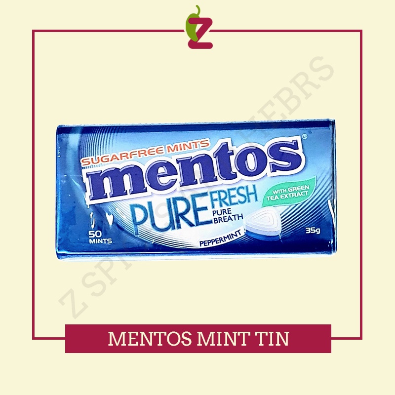 MENTOS PF TIN PEPPERMINT SINGLE TIN 35g | Shopee Philippines