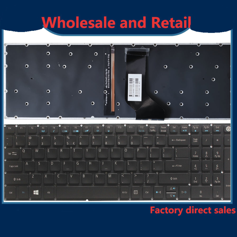 Acer Aspire E5-573 E5-573T E5-575 E5-573TG E5-573G E5-722 E5-575G US laptop keyboard with ...