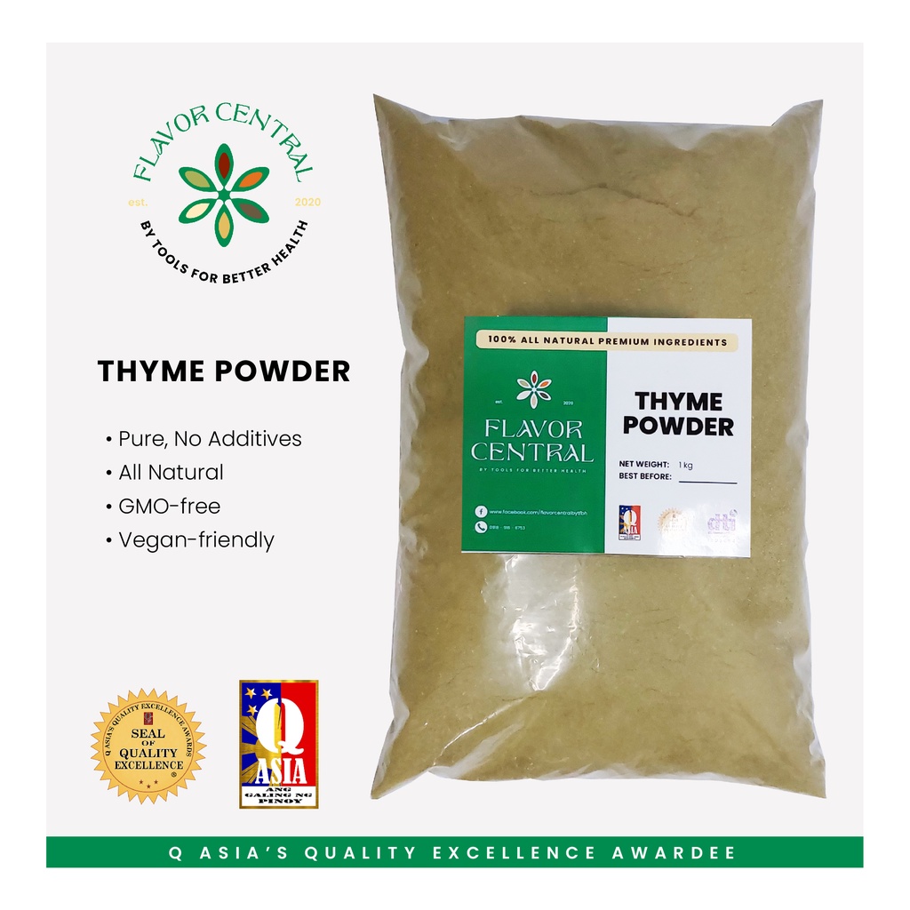 Flavor Central Thyme Powder 1KG Premium Pure Natural Vegan Halal | Shopee Philippines