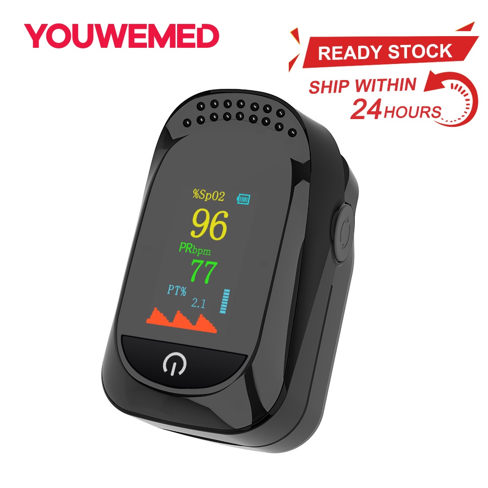 (COD)YOUWEMED Finger Pulse Oximeter Fingertip Blood Oxygen Saturation ...