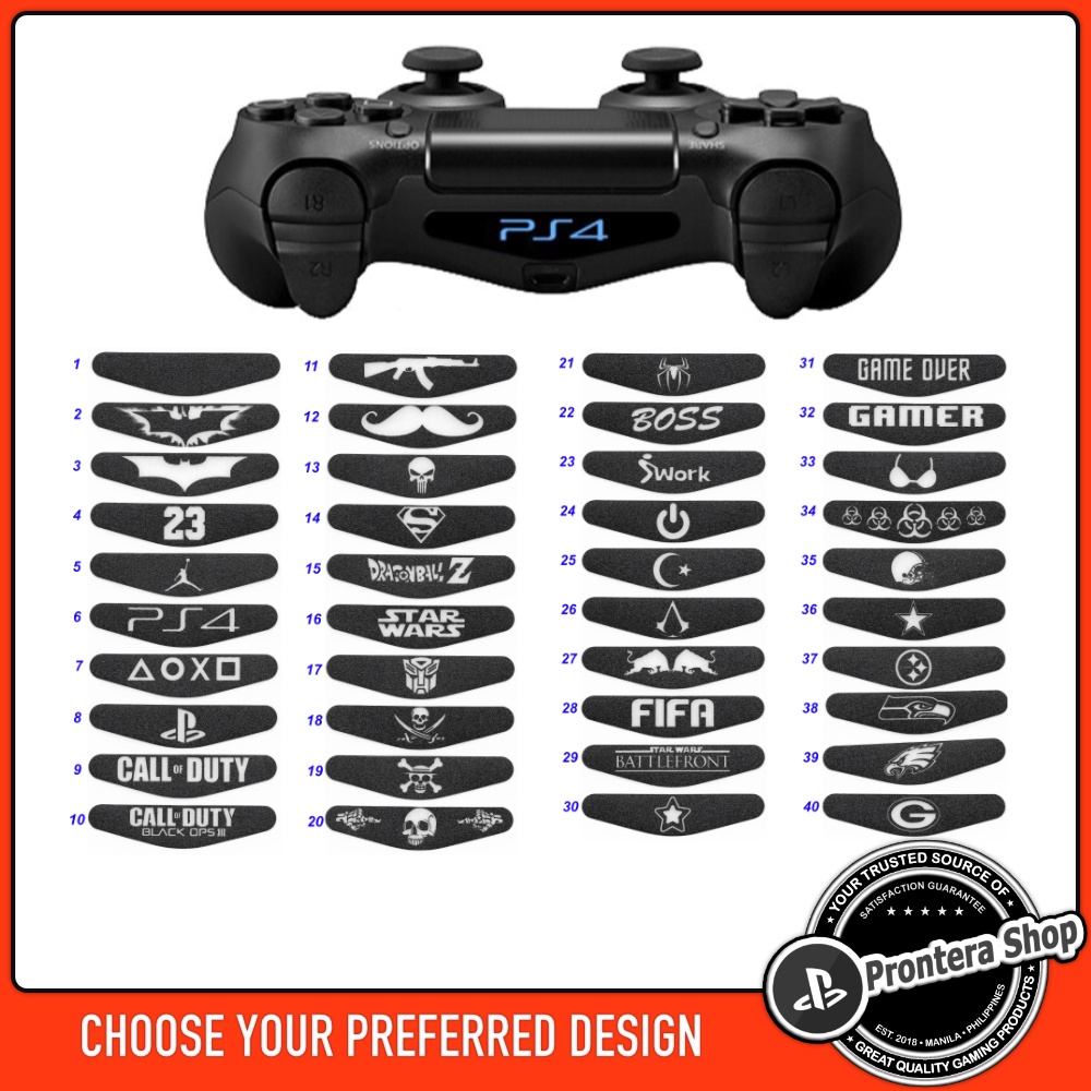 LED Light Bar Decal PVC Sticker for DS4 PS4 Controller | Shopee Philippines