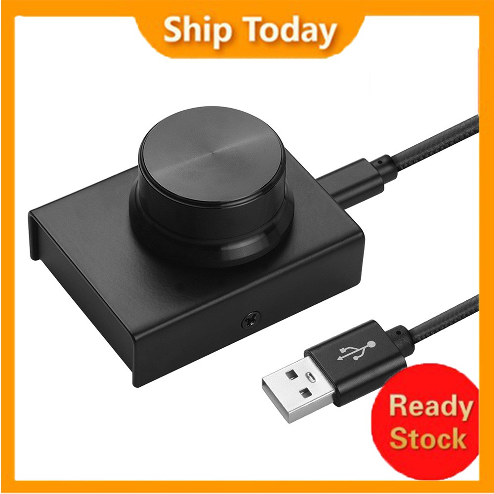 USB Volume Control Knob Computer Audio Volume Controller Adjuster ...