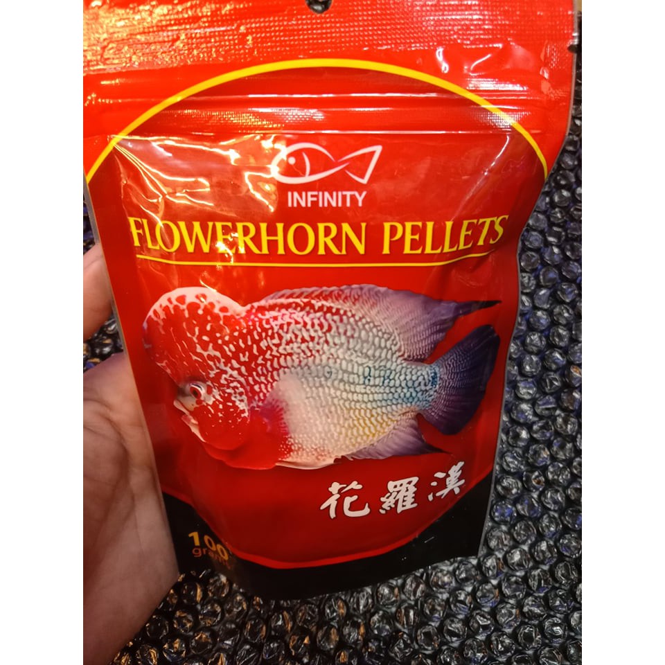 FLOWER HORN pellet 100g | Shopee Philippines