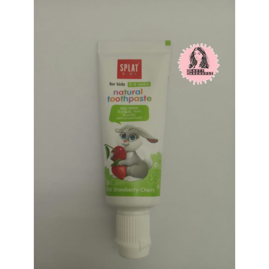 Splat Wild Strawberry-Cherry Of Kids Toothpaste 20 ml | BeeCost