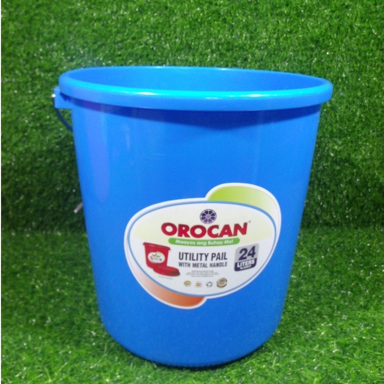 Orocan Pail with stainless steel handle timba 24 Liters (random ...