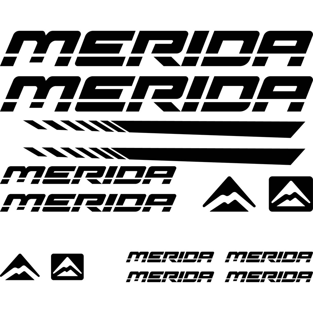 MERIDA FRAME DECALS FOR MTB | Shopee Philippines