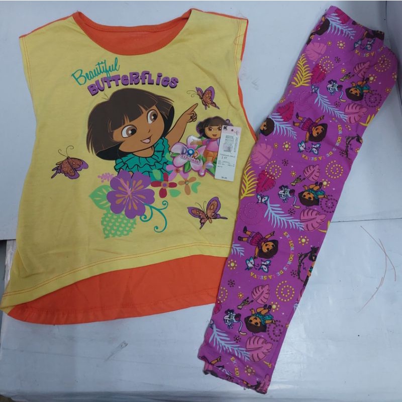 SALE Last Stock Nickelodeon Dora the Explorer Pajamas Set 5 years old ...