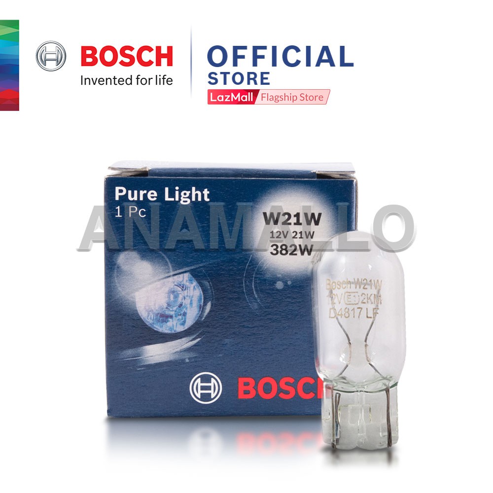 BOSCH WEDGE BULB 12V 21W W21W (10PCS.) | Shopee Philippines