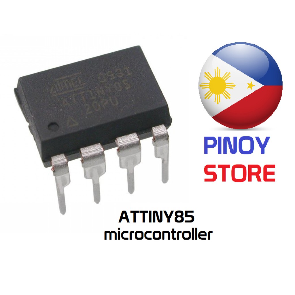 Attiny85 Microcontroller Ic Arduino Ide Compatible Dip Atmel Microchip 9215