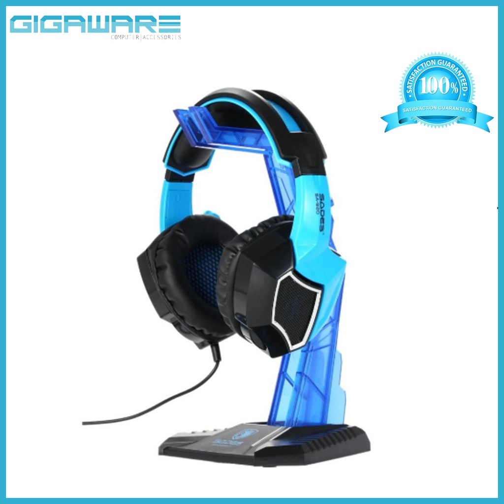 Gigaware SADES Gaming Headphone Stand Rack Headset Hanger | Shopee ...
