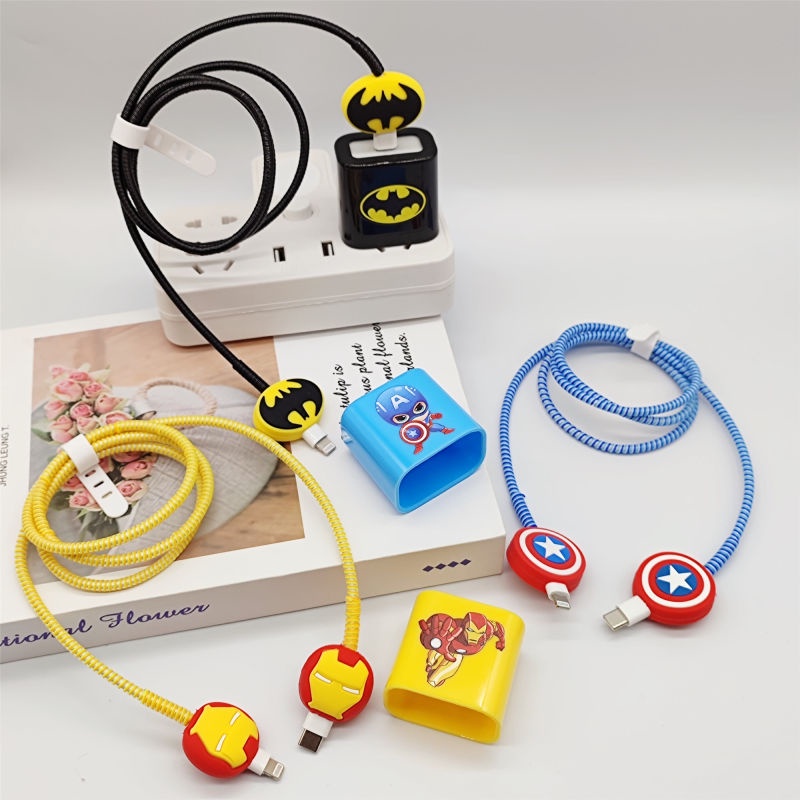 For Iphone Ipad 20W charger + USB charging cable protective cover cute ...