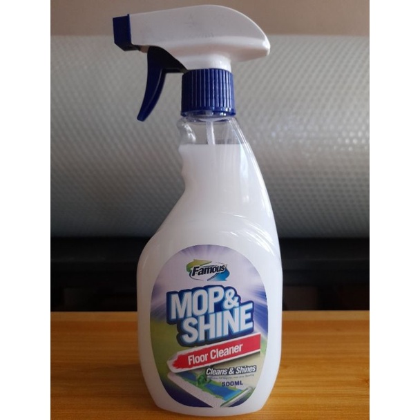 Mop and Shine Floor Cleaner Spray or Liquid Cleans and Shine 500ml ...